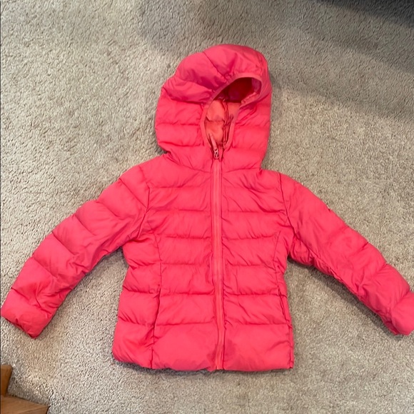 Uniqlo | Jackets & Coats | Uniqlo Coral Pink Puffer Jacket | Poshmark